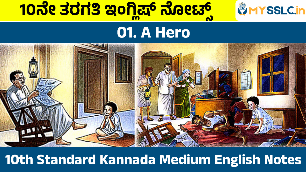 10th Class A Hero Lesson Question Answer Notes English