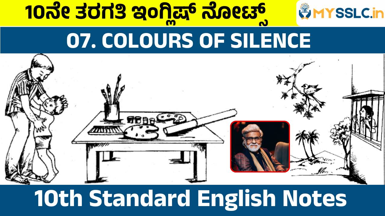 10th Class Colours Of Silence Notes Question Answer Summery English
