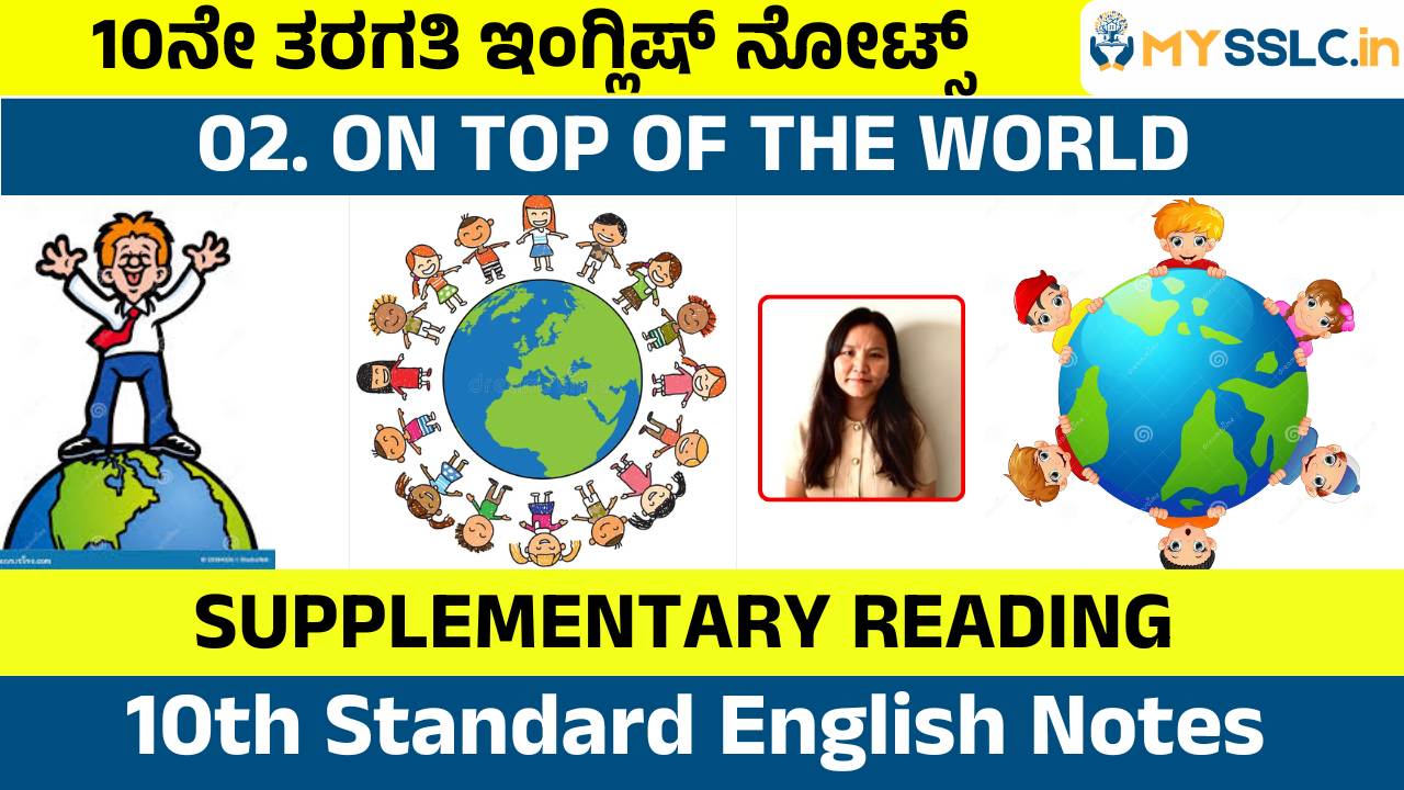 10th Standard On Top Of The World Question Answer Notes